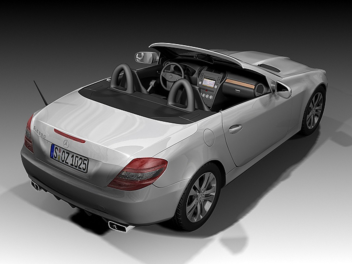 3d Model 2008 Mercedes Benz