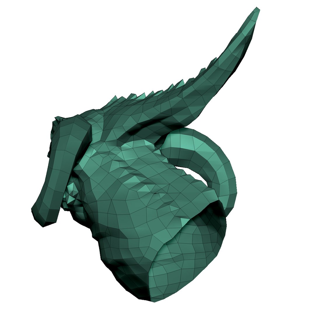 Dragon Head Obj Free