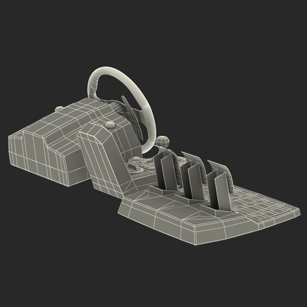 3d logitech g25 racing wheel