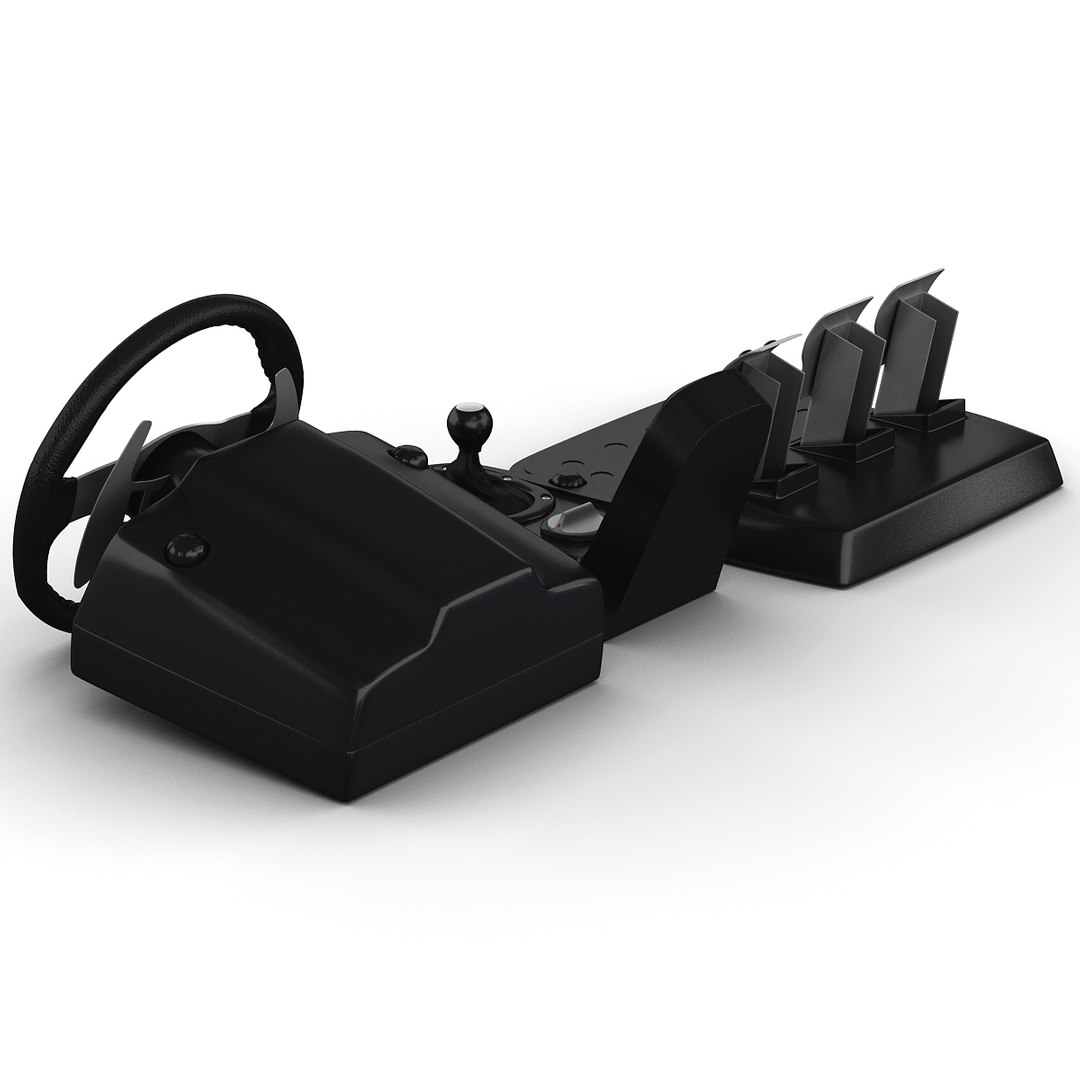 3d Logitech G25 Racing Wheel