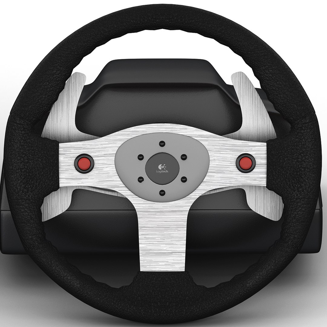 3d Logitech G25 Racing Wheel