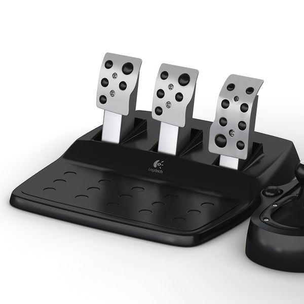 3d logitech g25 racing wheel