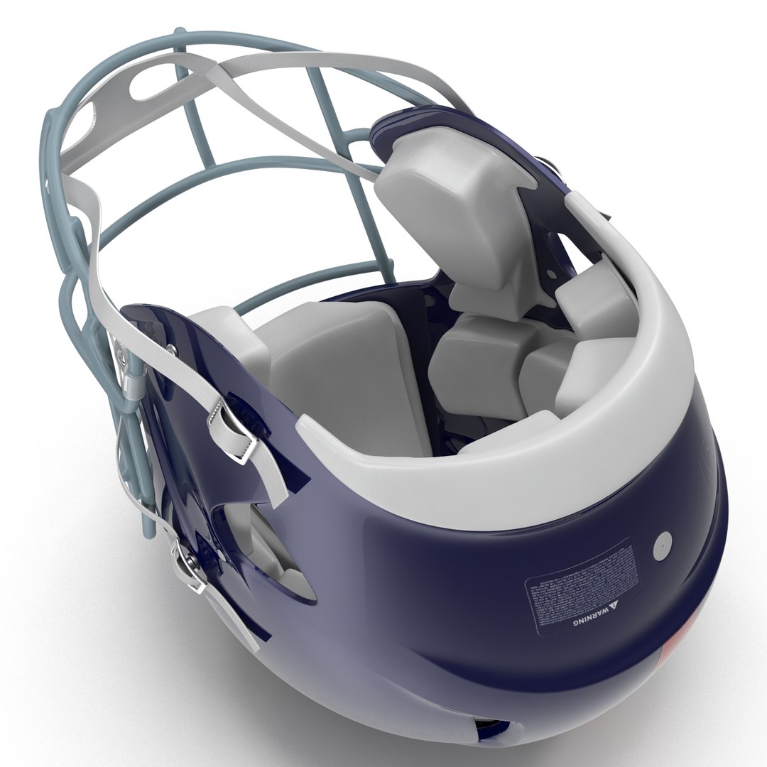 Football Helmet Schutt Blue 3d Model