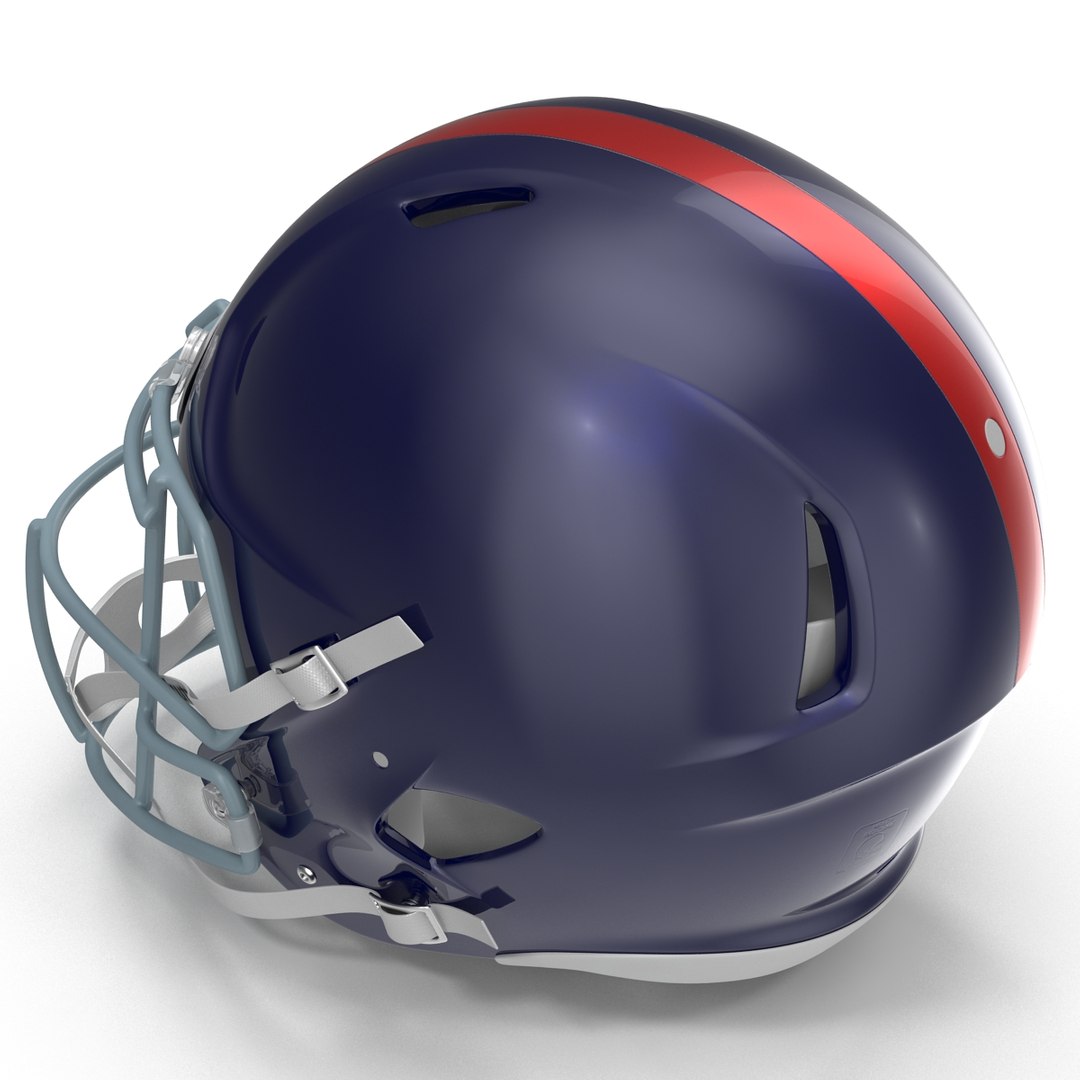 Football Helmet Schutt Blue 3d Model