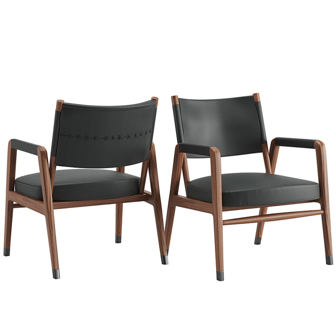 Flexform Berry Table And Ortigia S H Chair 3D Model - TurboSquid 1953666