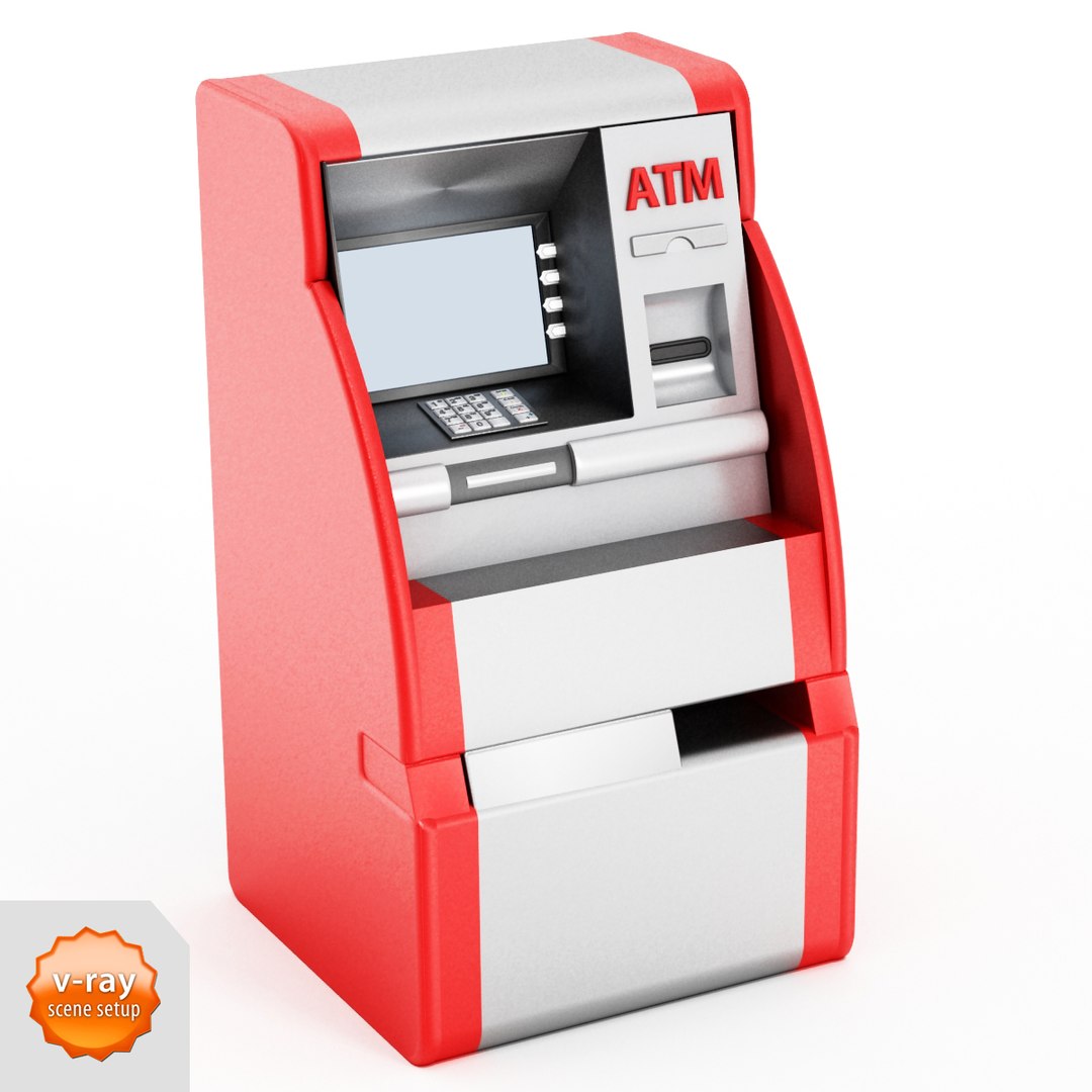 3D Atm Machine - TurboSquid 1287026
