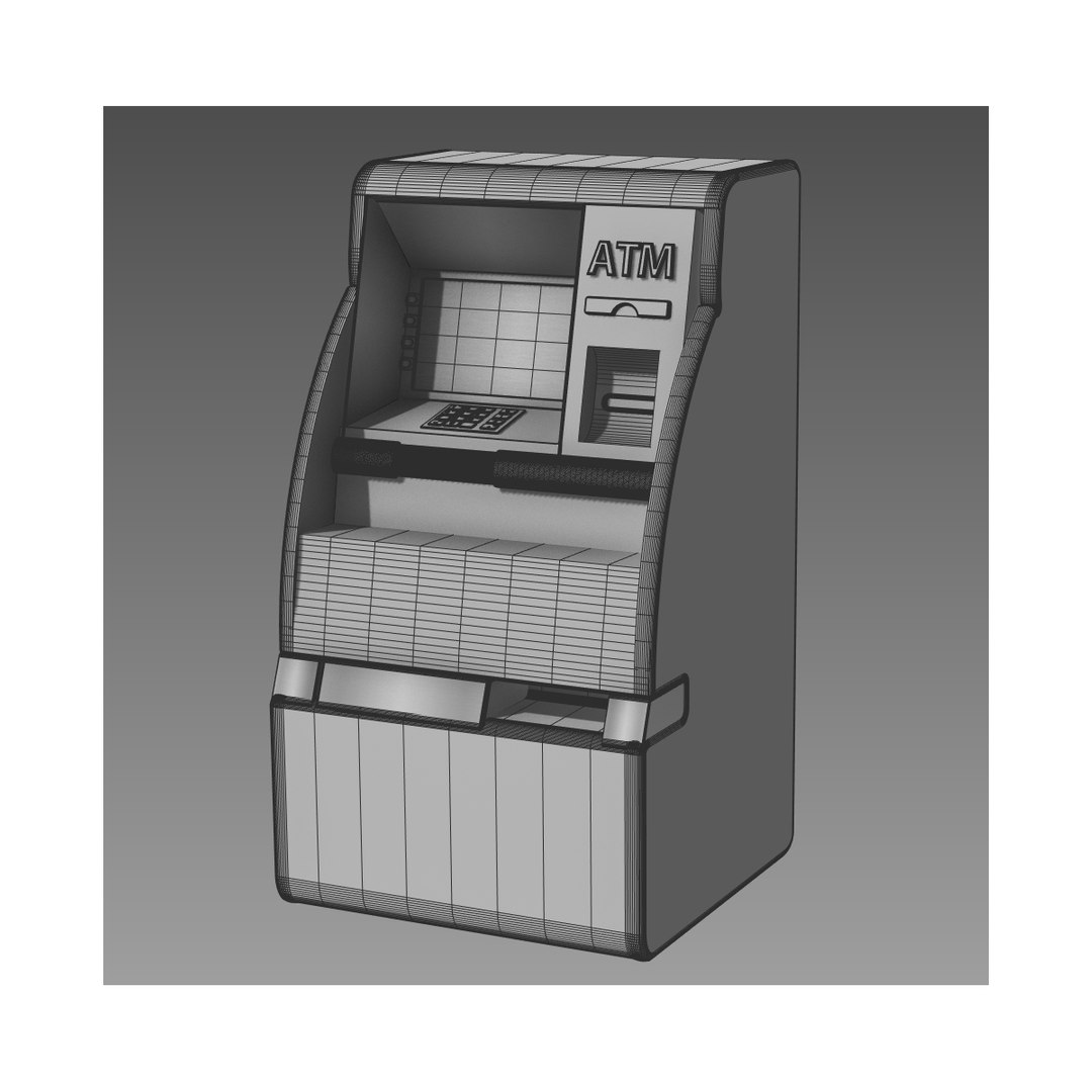 3D Atm Machine - TurboSquid 1287026