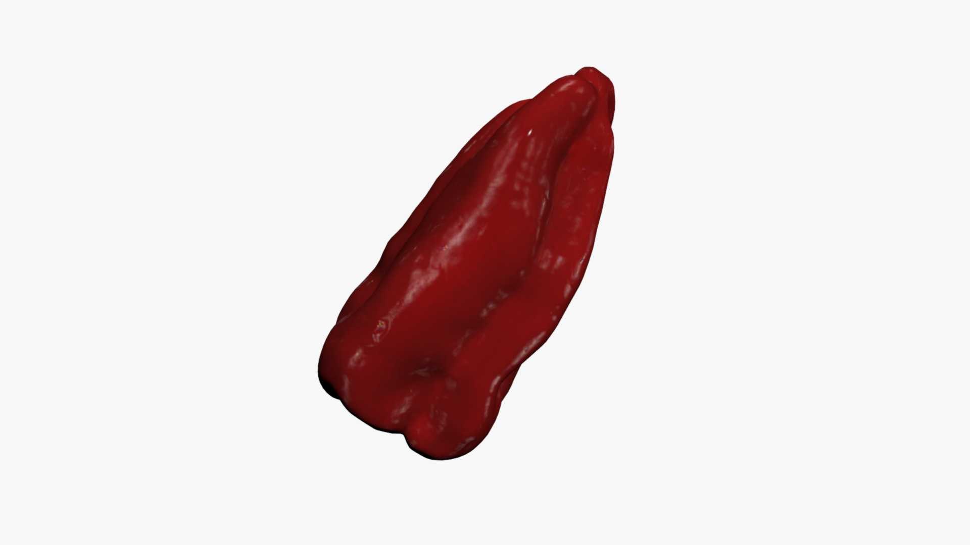 Red Pepper Scan High Quality 3D Model - TurboSquid 1749641