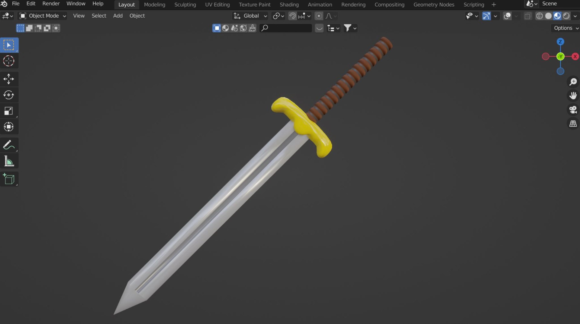 3D 3d Knight Sword Model - TurboSquid 1863240