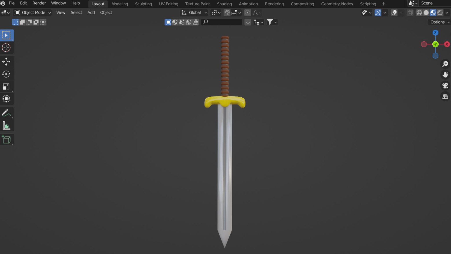3D 3d Knight Sword Model - TurboSquid 1863240