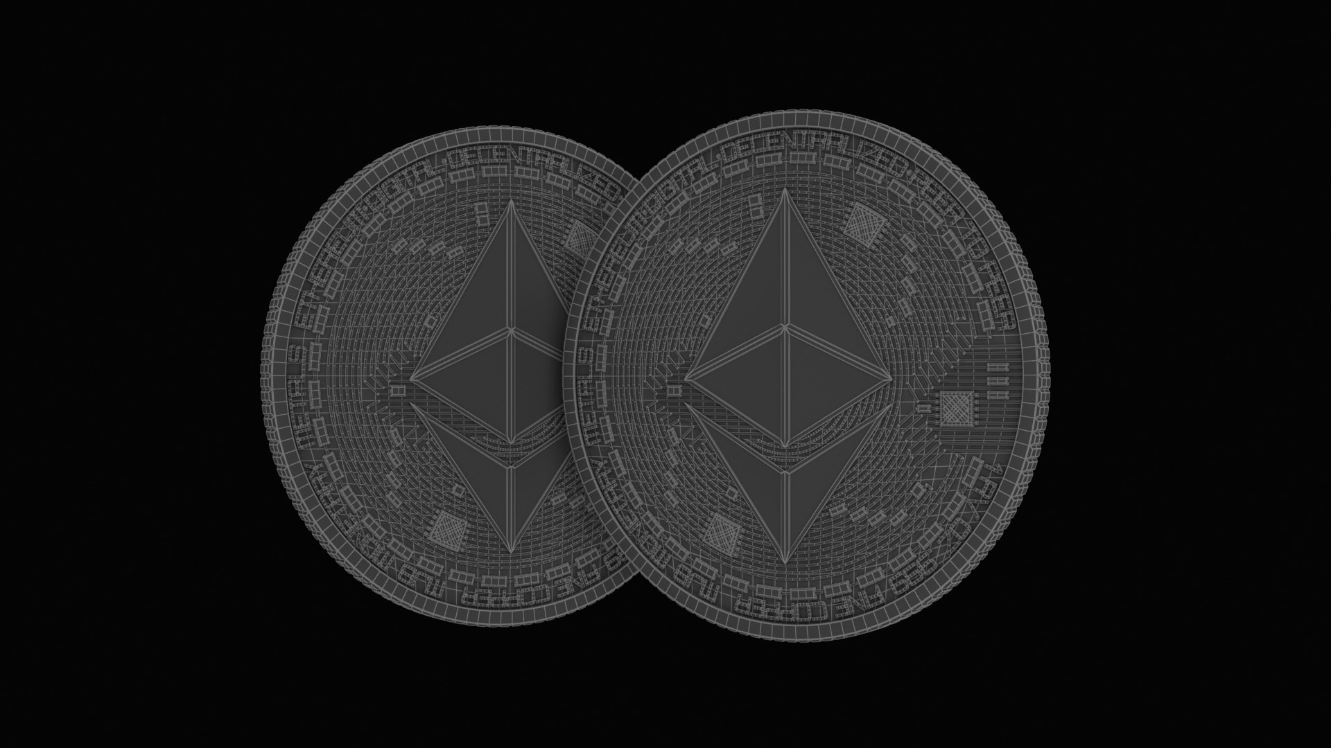 3D Costumizable Cryptocurreny Coin model - TurboSquid 1783317