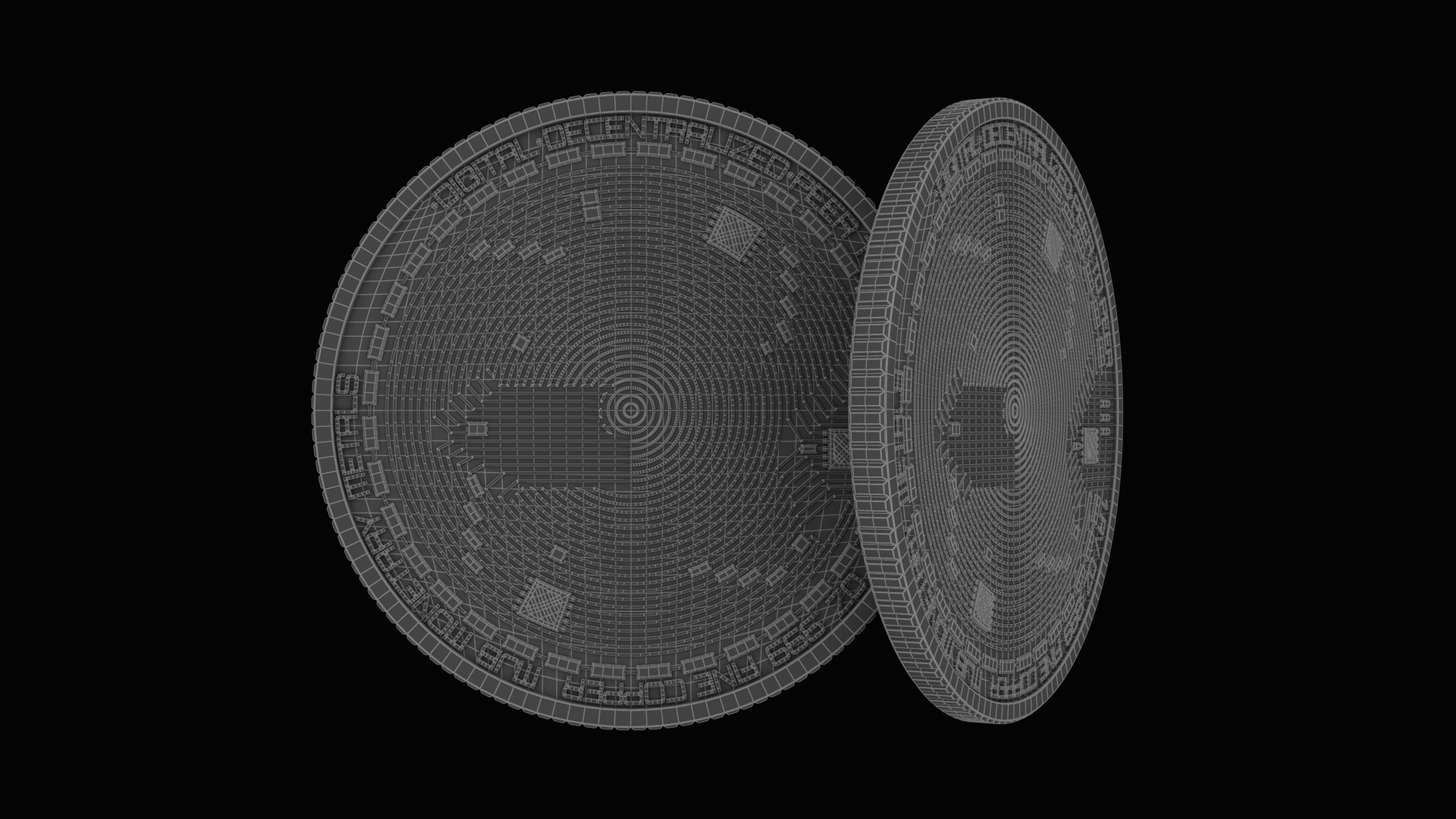 3D Costumizable Cryptocurreny Coin model - TurboSquid 1783317