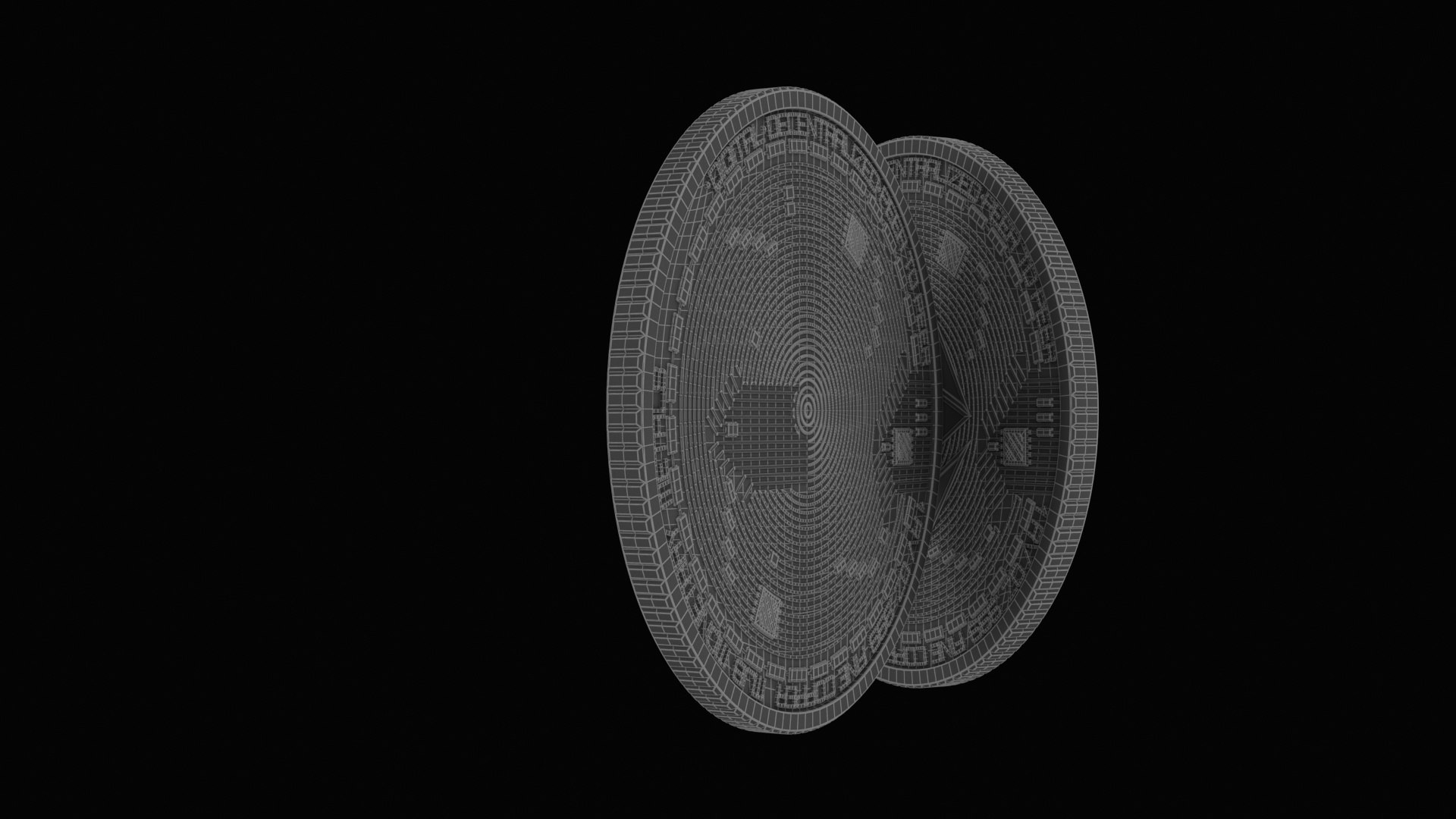 3D Costumizable Cryptocurreny Coin model - TurboSquid 1783317