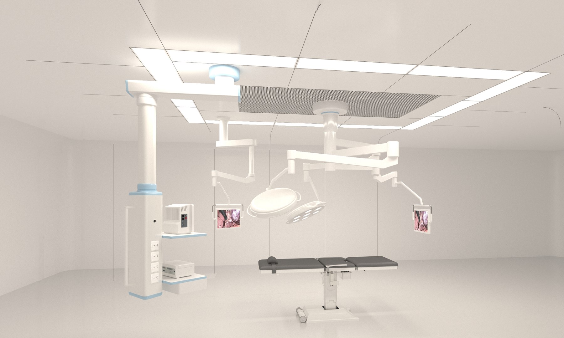 3D Medical Operating Room model - TurboSquid 2170018