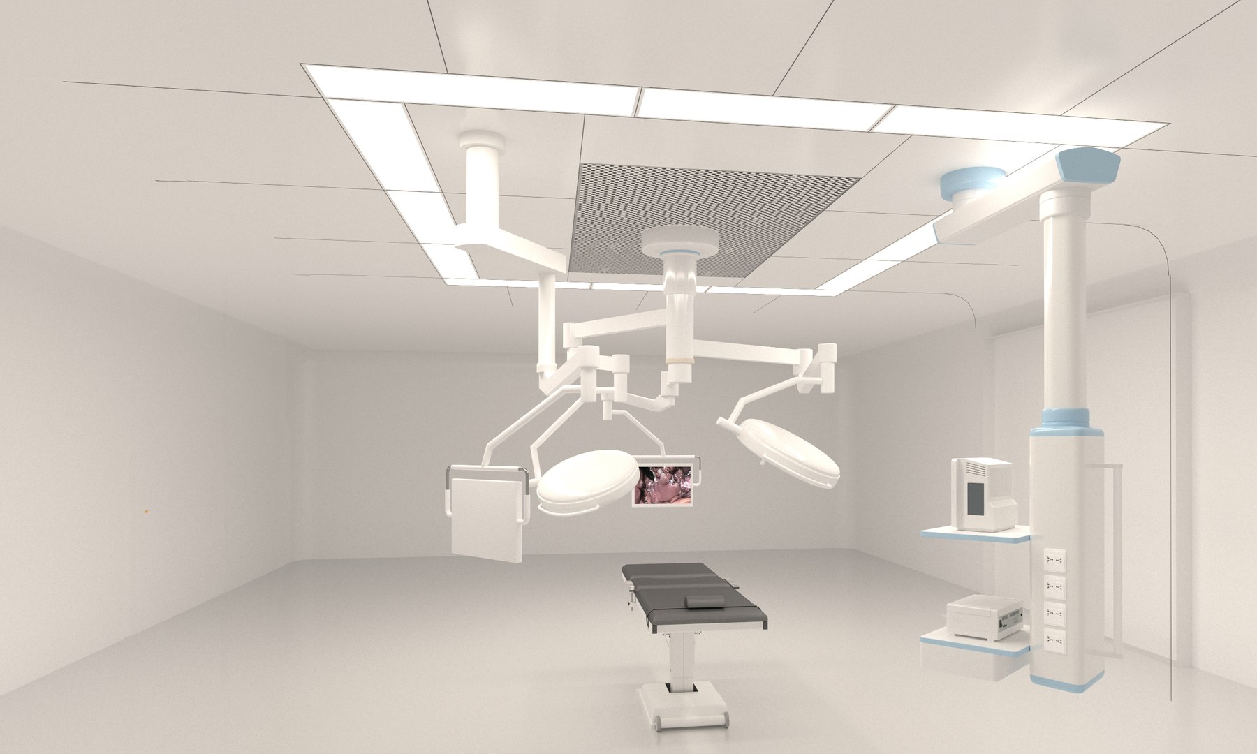 3D Medical Operating Room model - TurboSquid 2170018