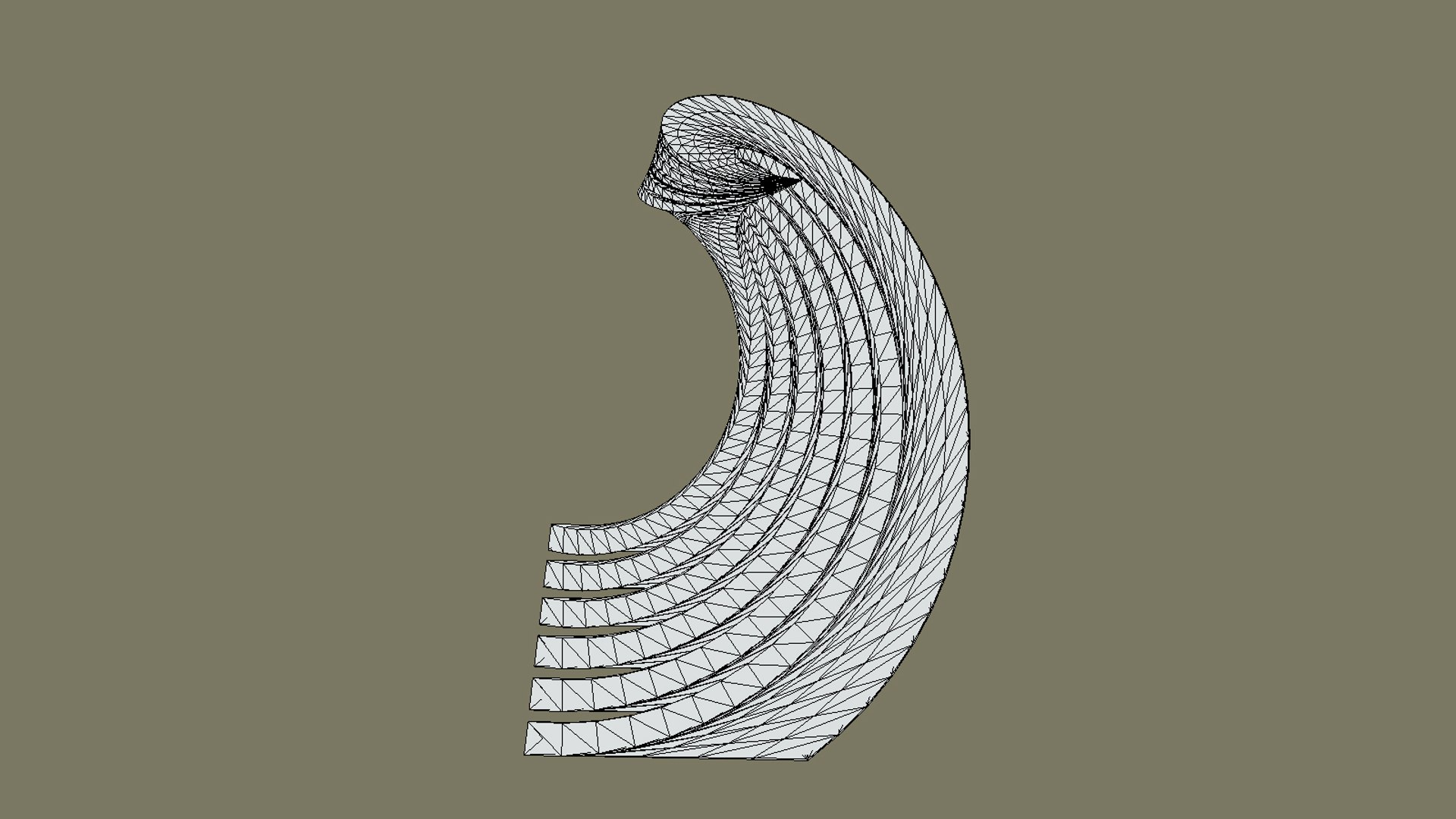 Twisted Layered Tower 3D Model - TurboSquid 1581800
