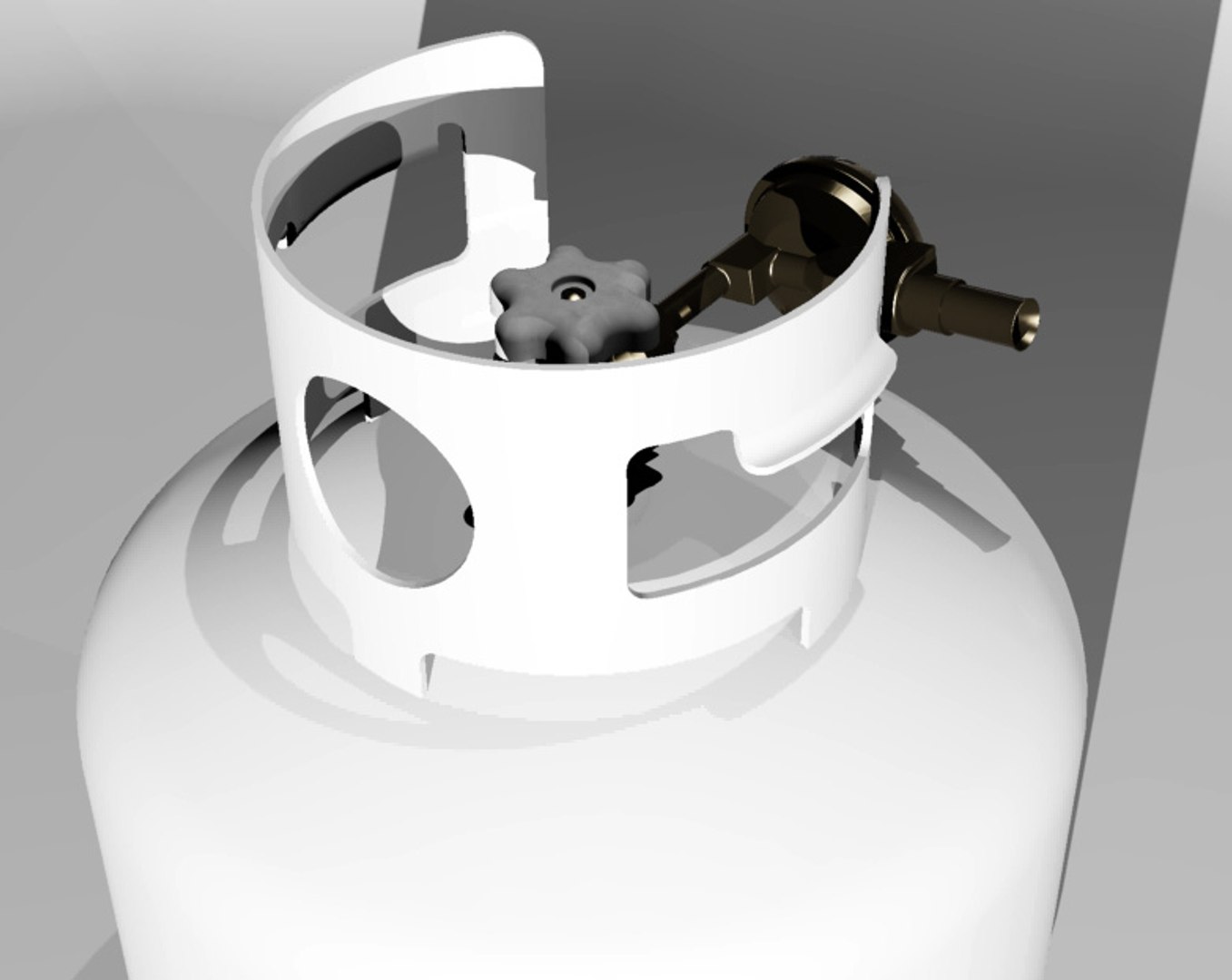 3d Propane Gas Model