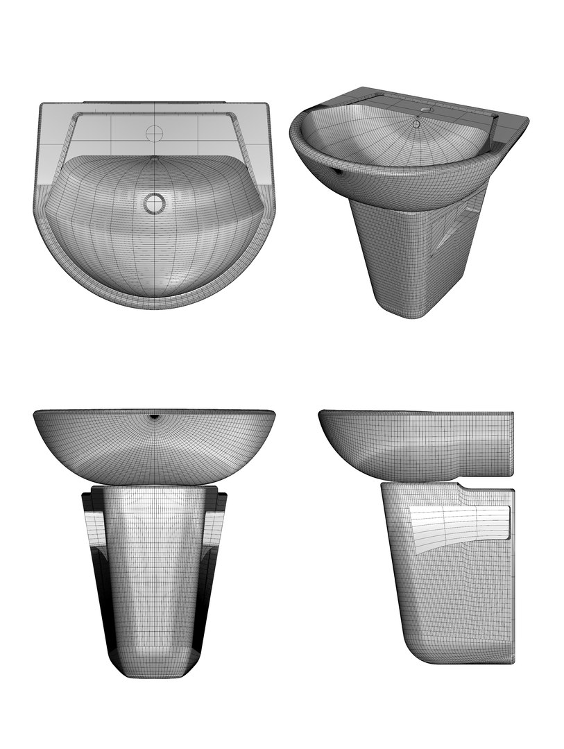 3D basin - TurboSquid 1486658