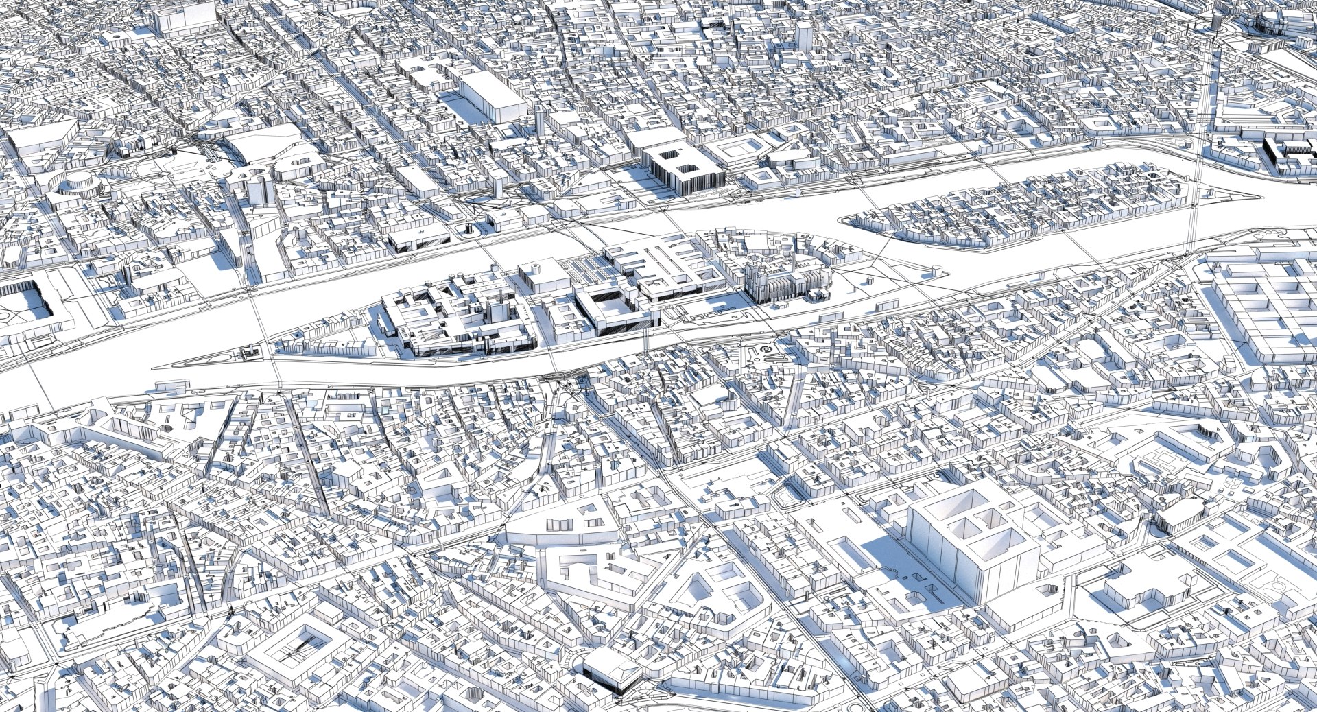 Paris City Model - TurboSquid 1392571