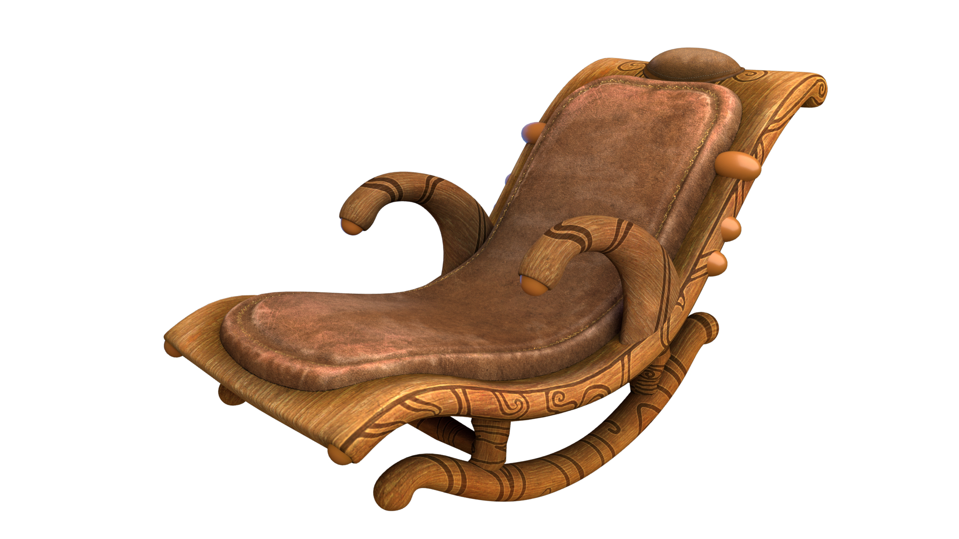 3D Lounge Chair Rocking Chair Bench Furniture Seat - TurboSquid 1989836