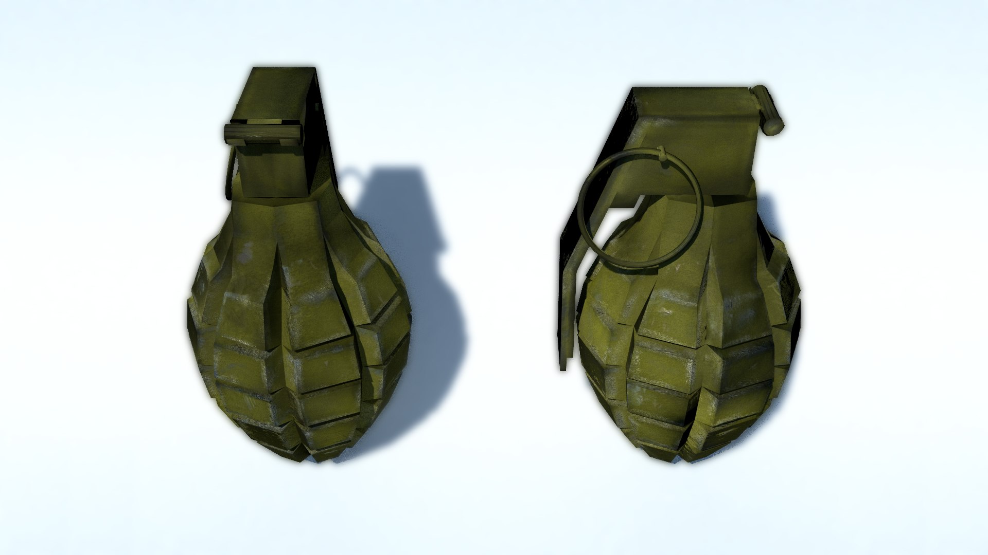 Mk2 Fragmentation Grenade Fbx