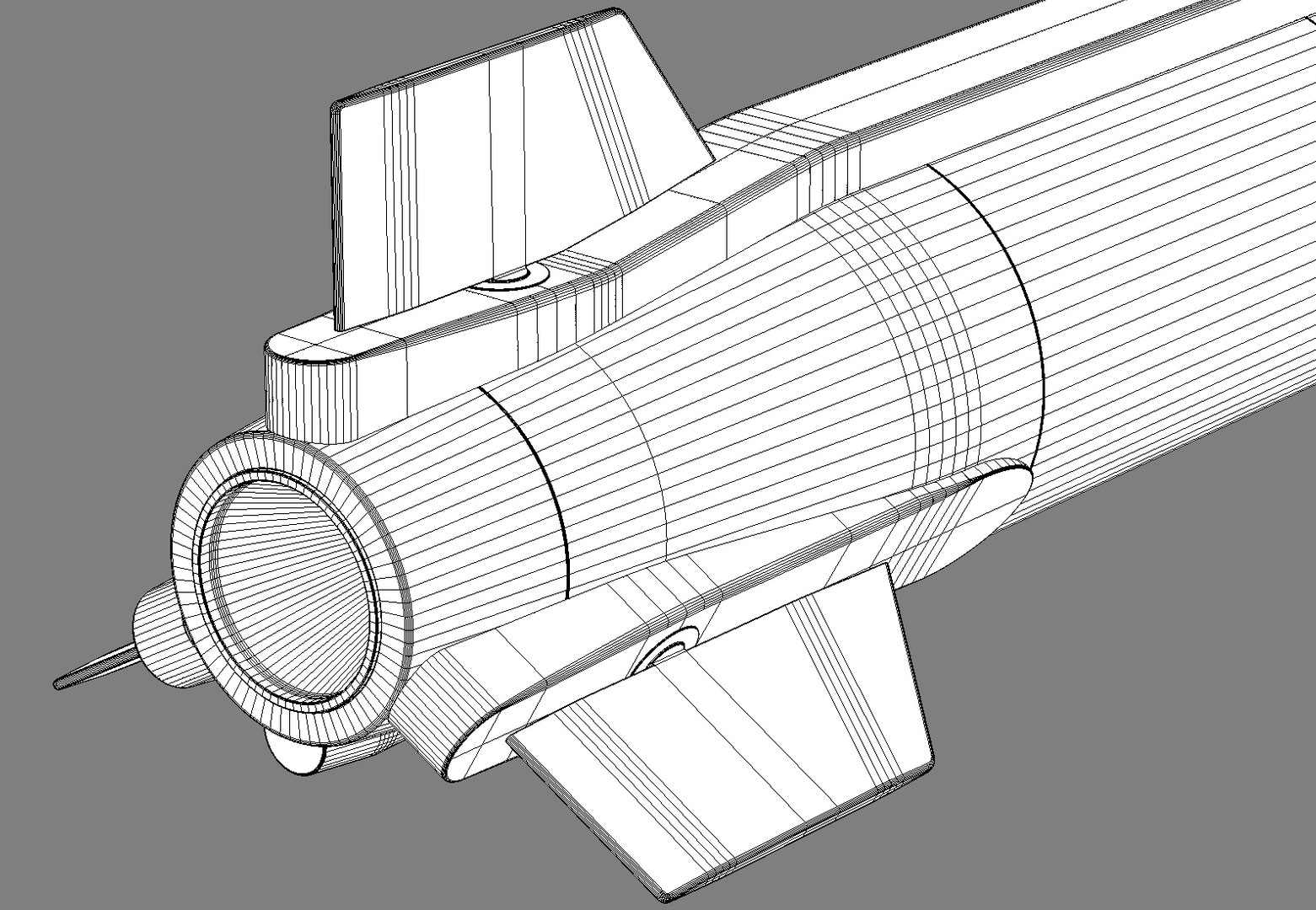 3d Kh-15 Missile Model