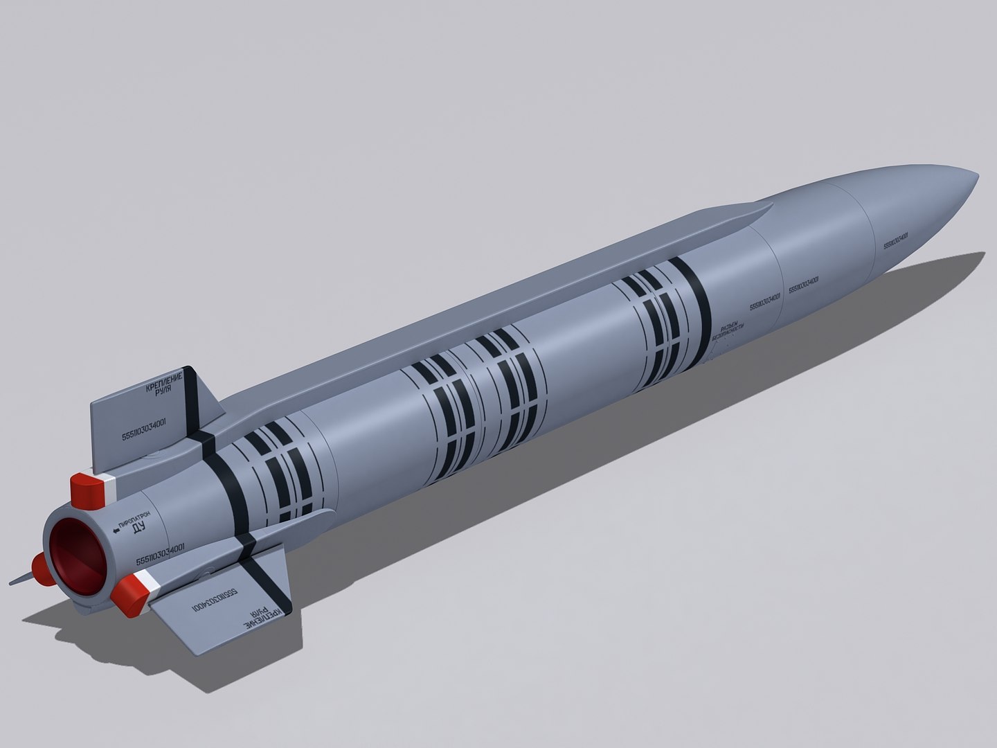 3d Kh-15 Missile Model