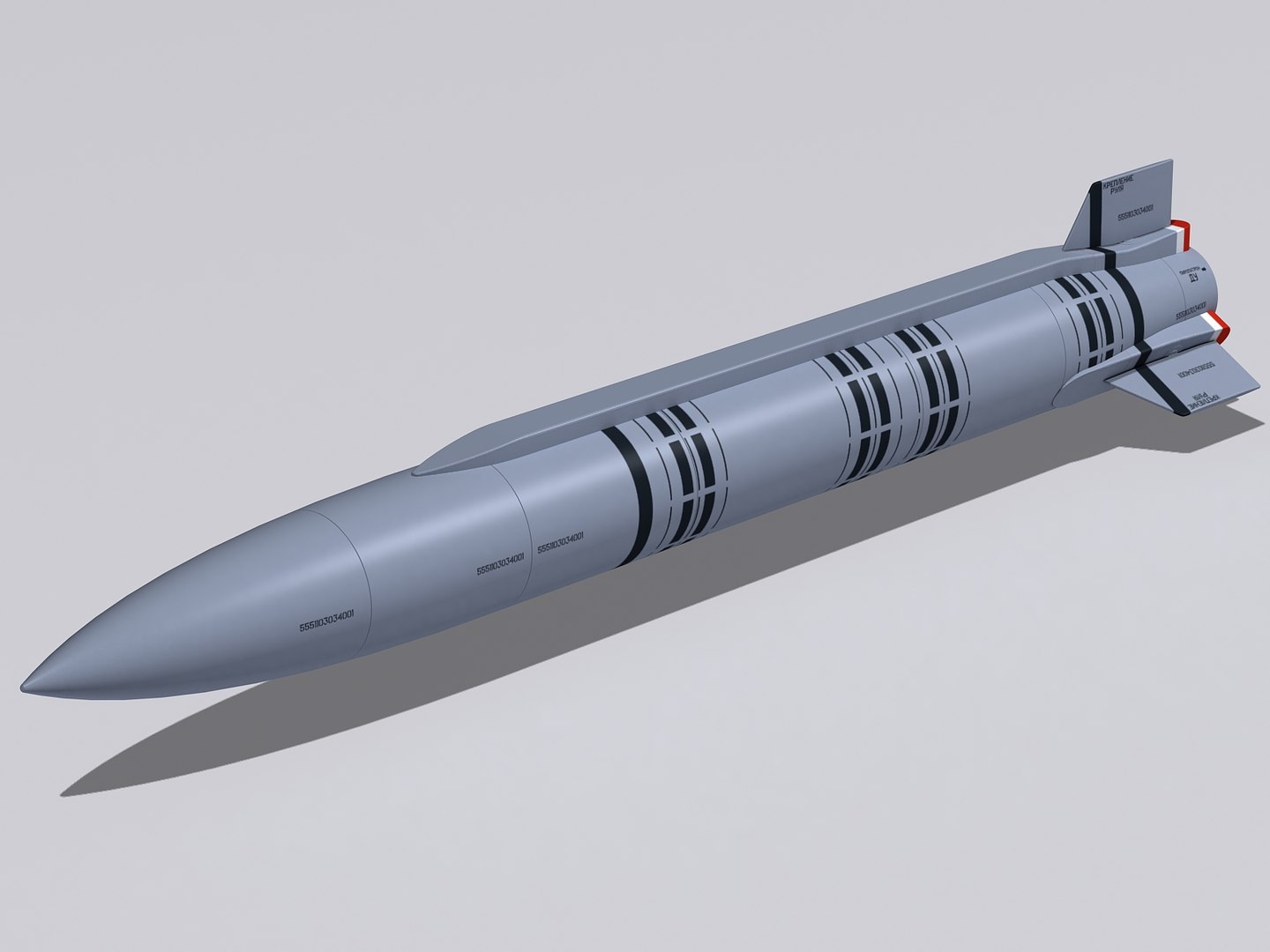 3d Kh-15 Missile Model