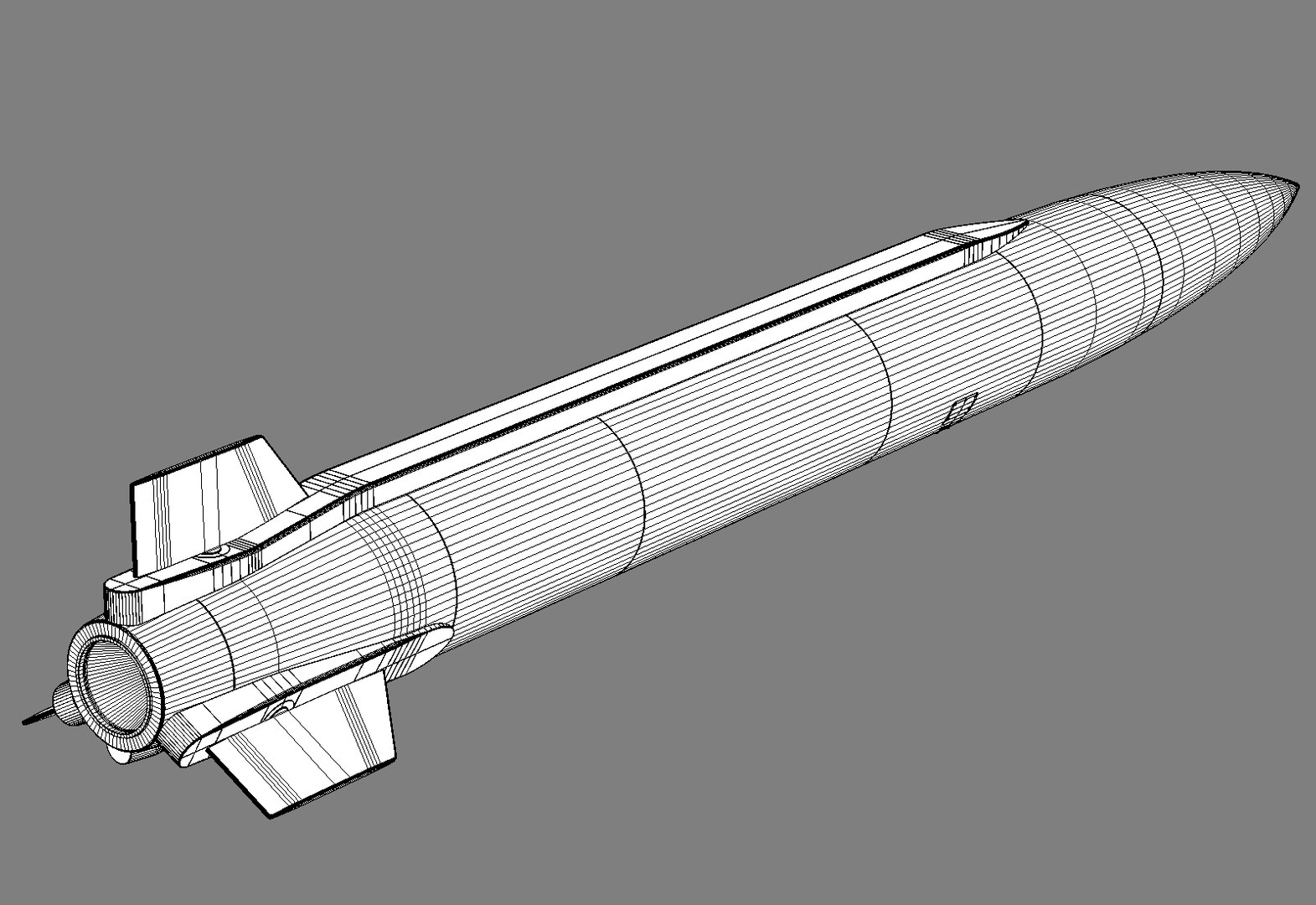 3d Kh-15 Missile Model
