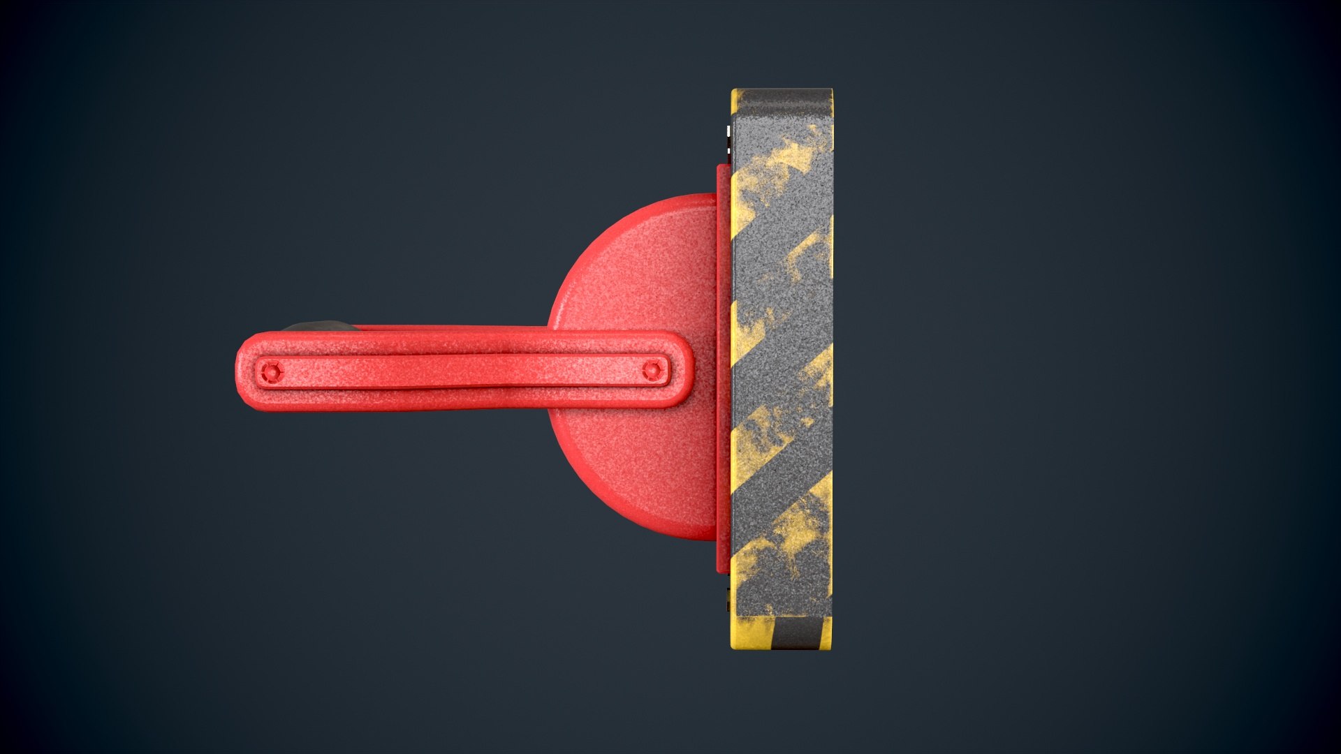 Sci Fi Red Lever Power Switch Model - TurboSquid 2001837