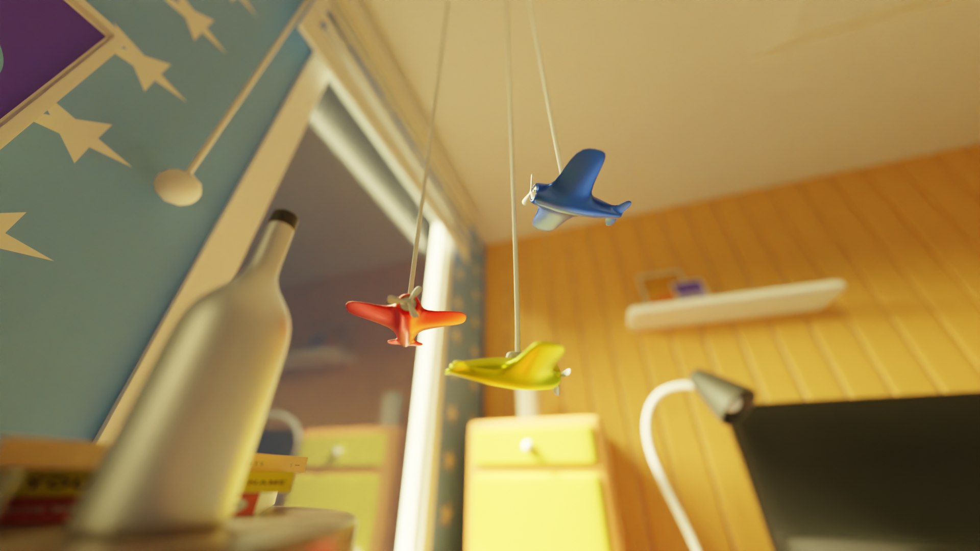 Living Room Disney Pixar Environment Style 3D Model - TurboSquid 1862454