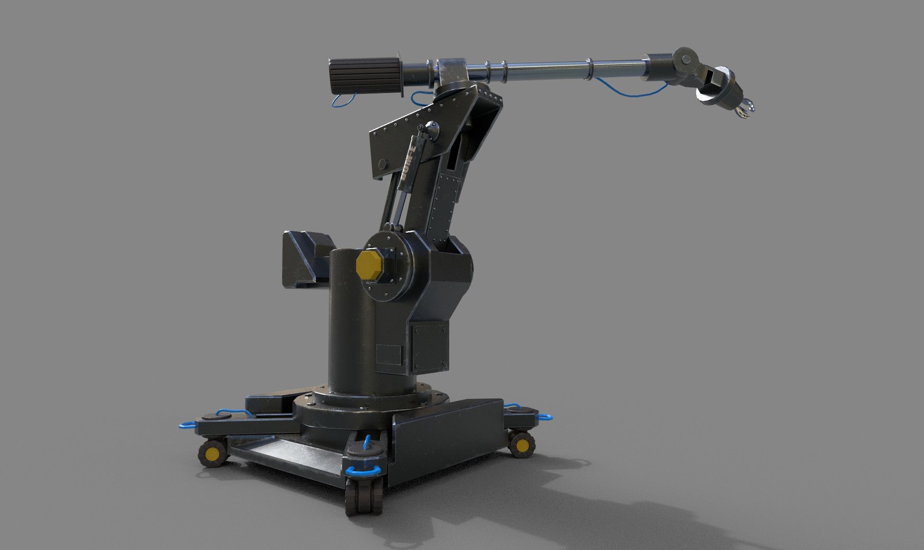 IRON MAN DUM-E ROBOT TONY STARK WITH RIG Low-poly 3D Model 3D Model ...