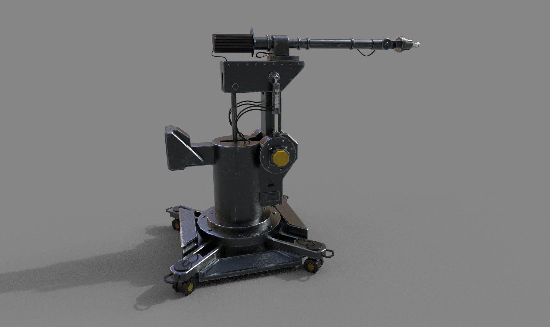 IRON MAN DUM-E ROBOT TONY STARK WITH RIG Low-poly 3D Model 3D Model ...