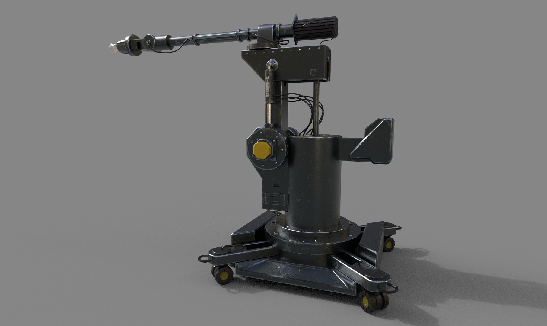 IRON MAN DUM-E ROBOT TONY STARK WITH RIG Low-poly 3D Model 3D Model ...