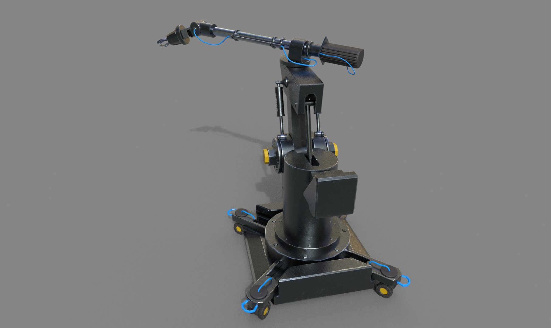 IRON MAN DUM-E ROBOT TONY STARK WITH RIG Low-poly 3D Model 3D Model ...