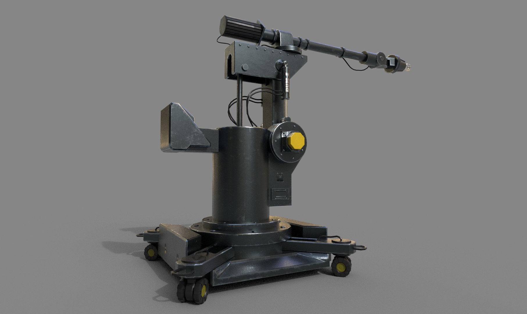 IRON MAN DUM-E ROBOT TONY STARK WITH RIG Low-poly 3D Model 3D Model ...