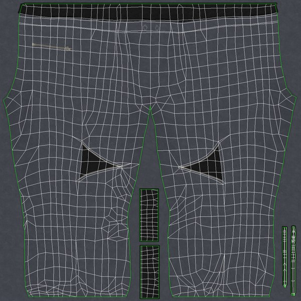 sport pants 3d model