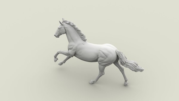 3D model Horse statue printable SPM-001 - TurboSquid 1857504