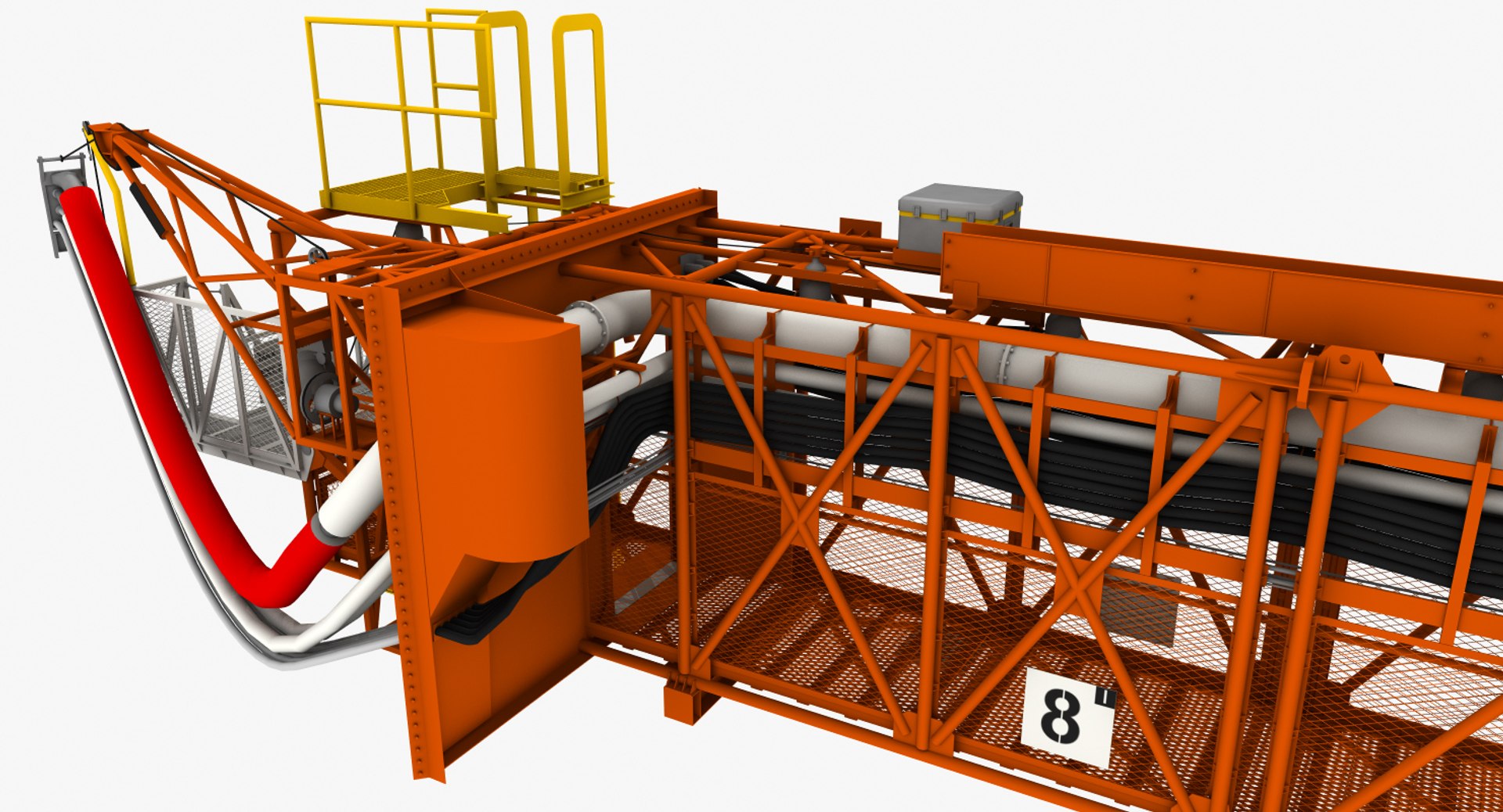 Swing Arm 8 Apollo 3D Model - TurboSquid 1405736