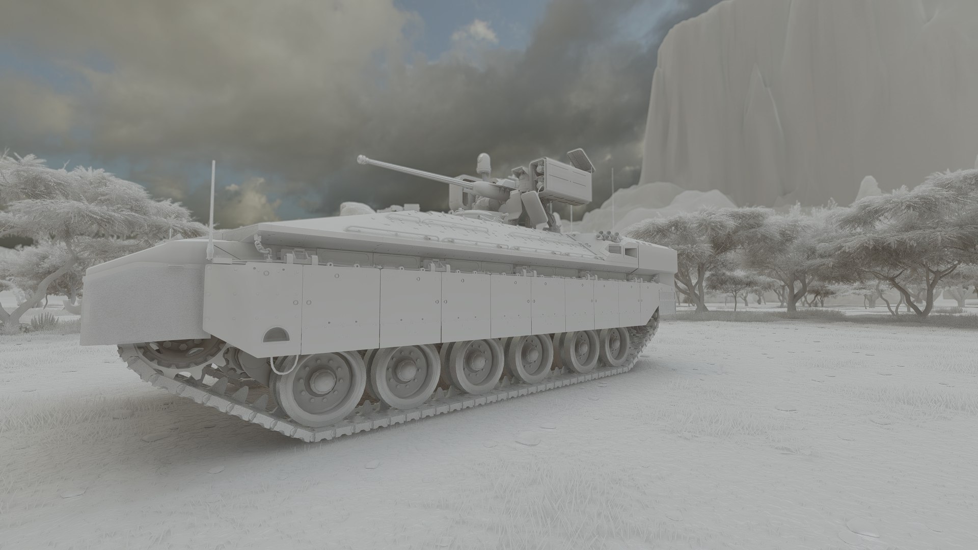 3D Namer Israel Tank Model - TurboSquid 2344996