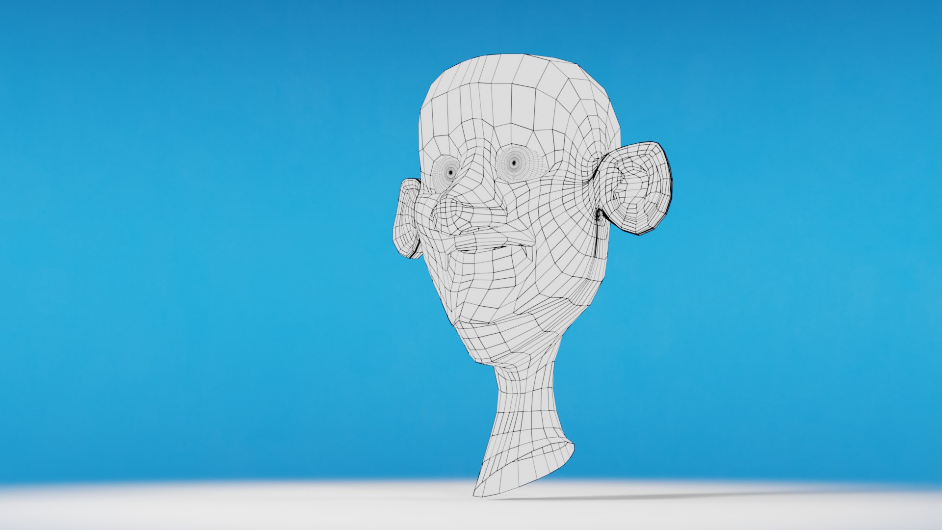Cartoon Head 4 - Low-Poly 3D Model - TurboSquid 1951134