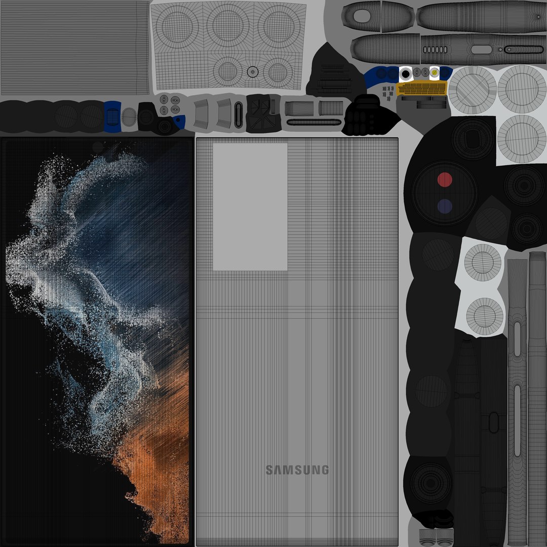 3D Model Samsung Galaxy S22 Ultra Phantom White - TurboSquid 1858769