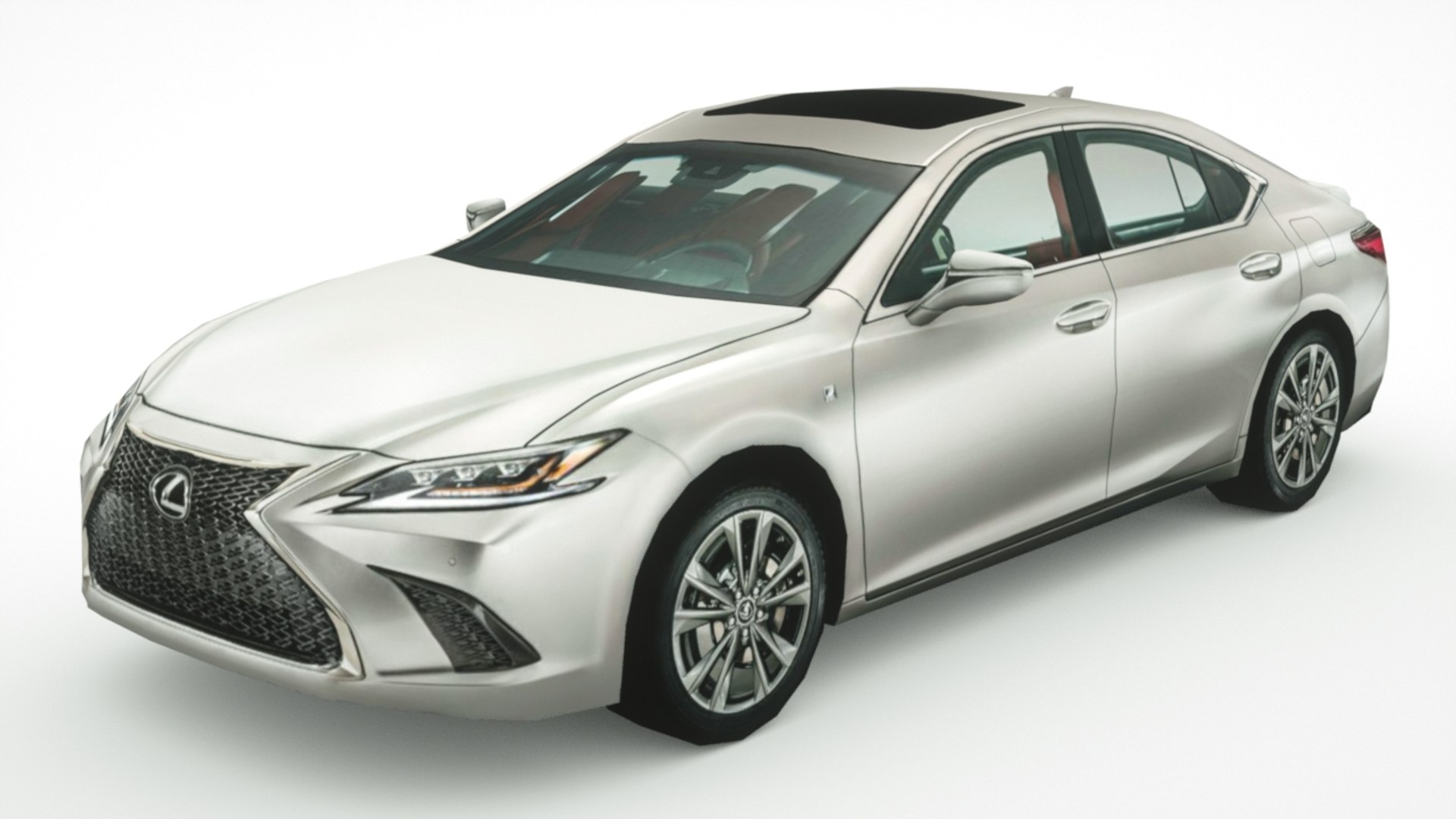 3D lexus es350 2019 sedan model - TurboSquid 1400093