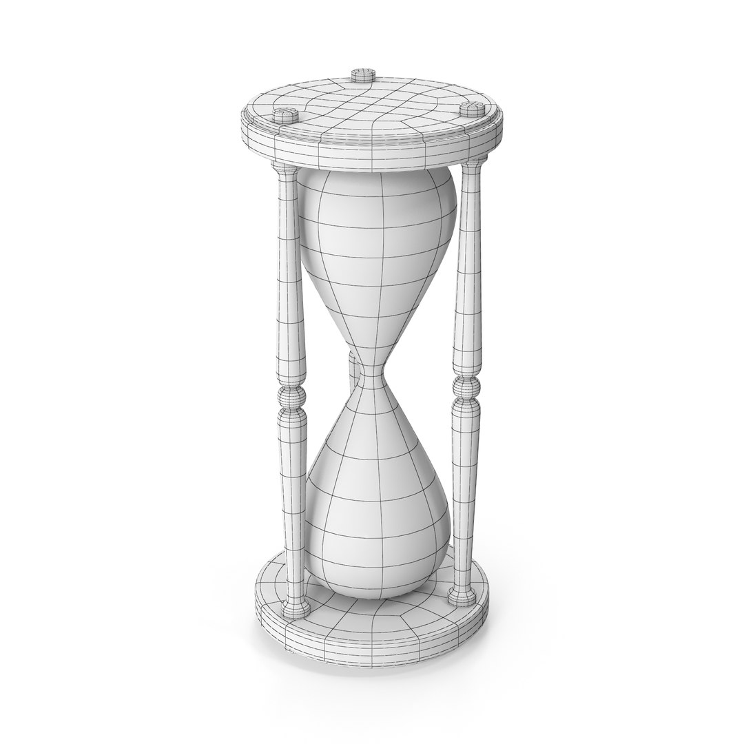 Wooden Hourglass 3D Model - TurboSquid 2156901