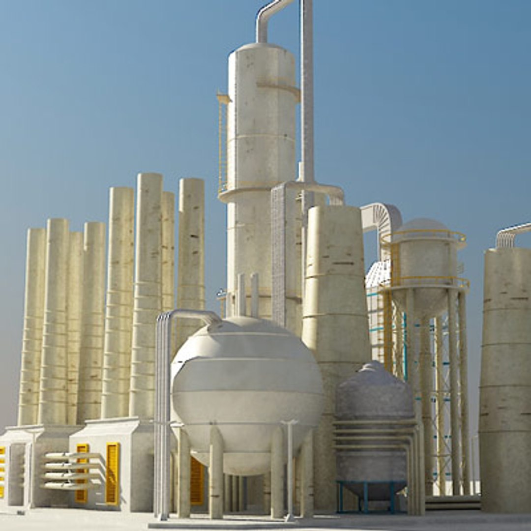 industrial module 3d model