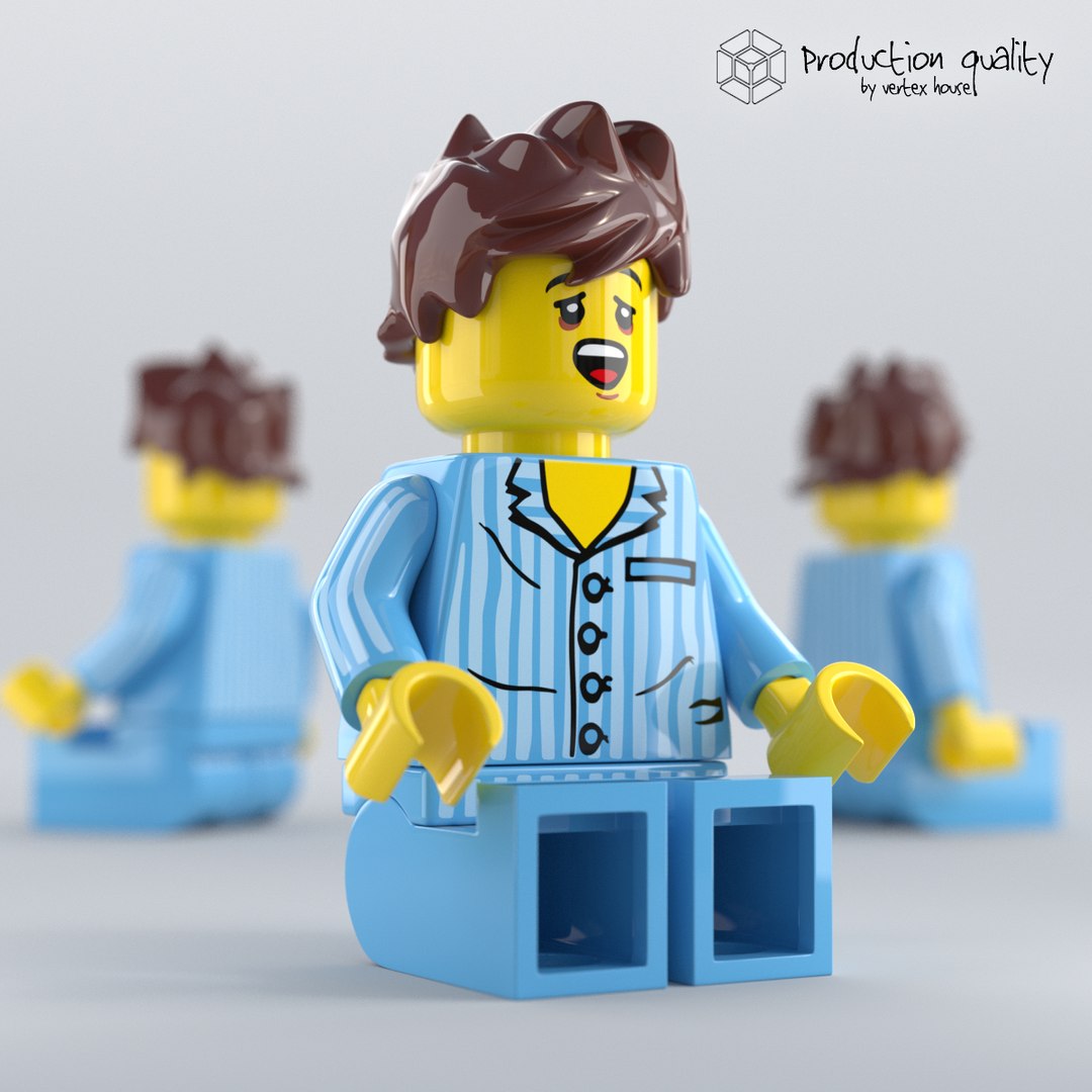 Lego Sleepyhead Figure 3D - TurboSquid 1163161