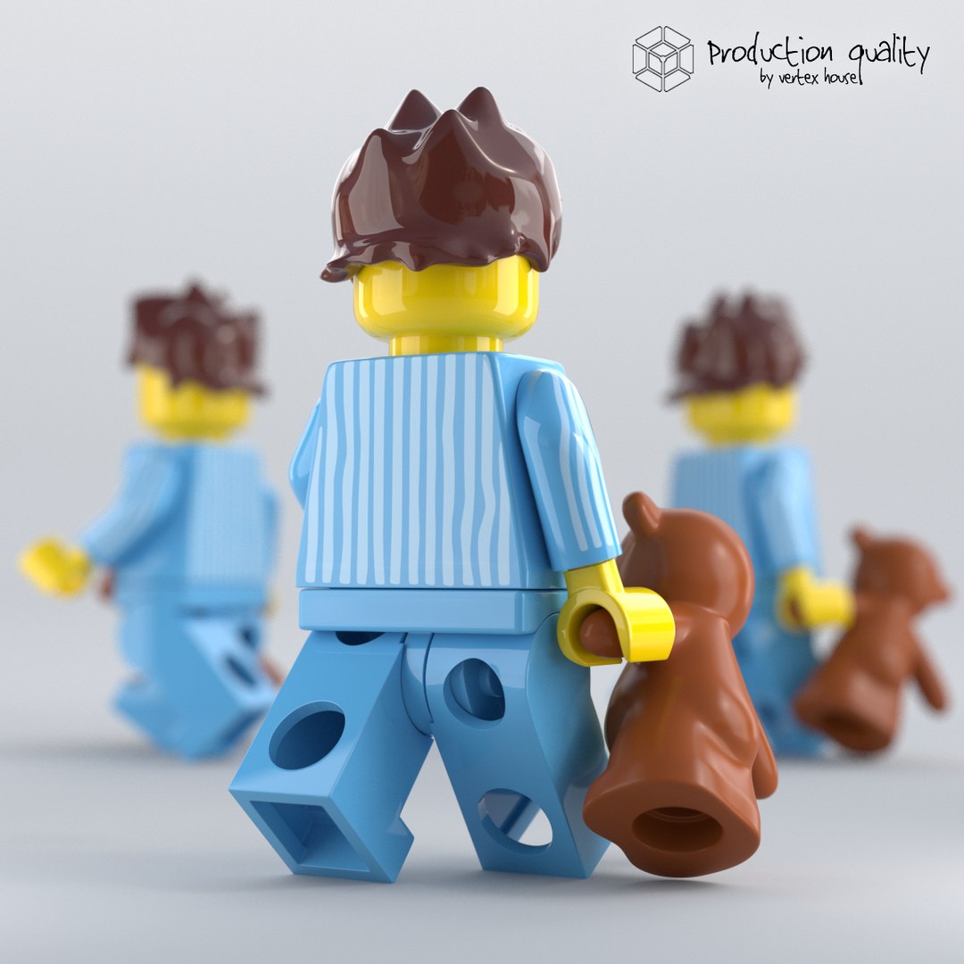 Lego Sleepyhead Figure 3D - TurboSquid 1163161