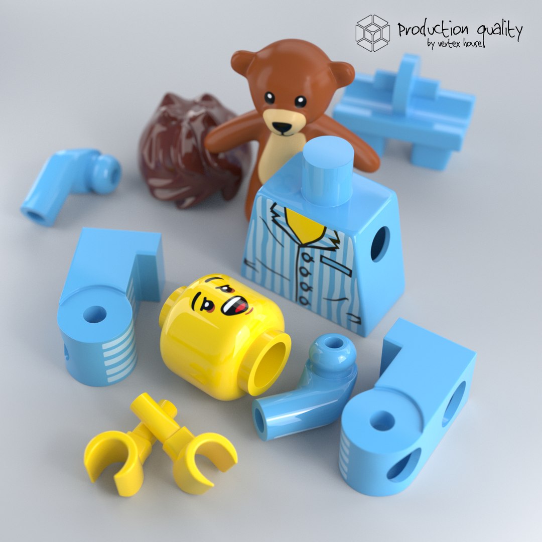 Lego Sleepyhead Figure 3D - TurboSquid 1163161