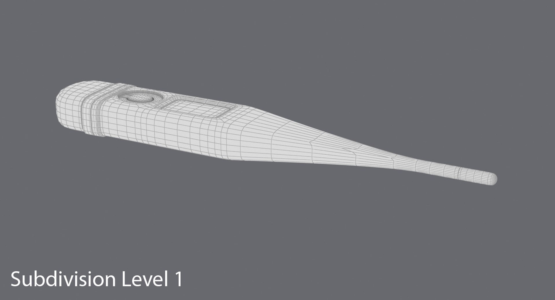 3d Max Digital Thermometer