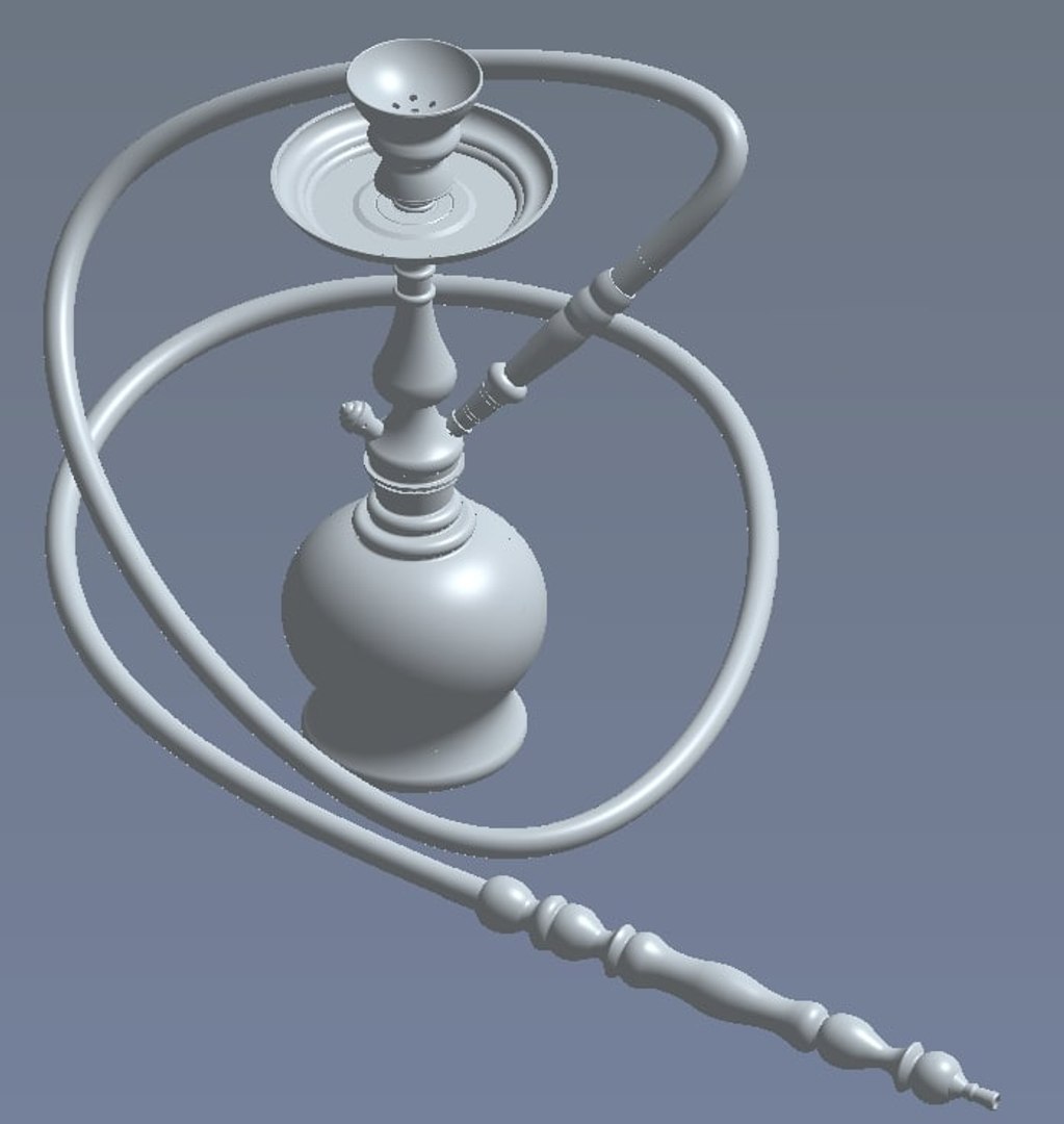 3d 3ds Shisha Ottoman Style